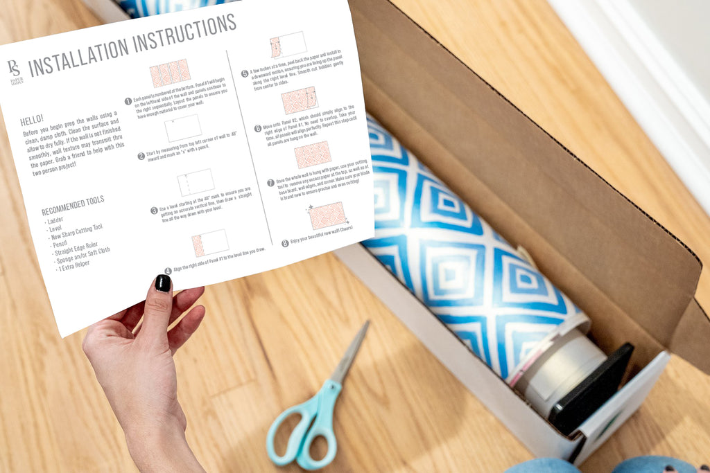 Installing Your Wallpaper and How to Avoid Creases – Paper Simply